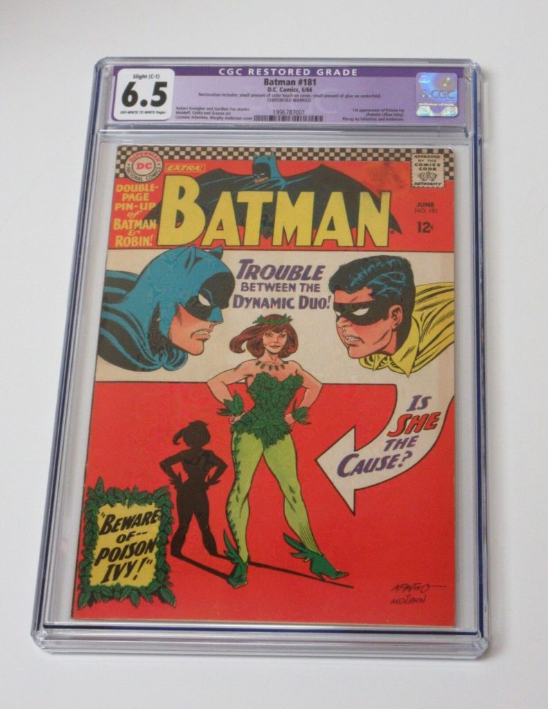 BATMAN #181 CGC 6.5 Poison Ivy first appearance June 1966 DC Comics ...