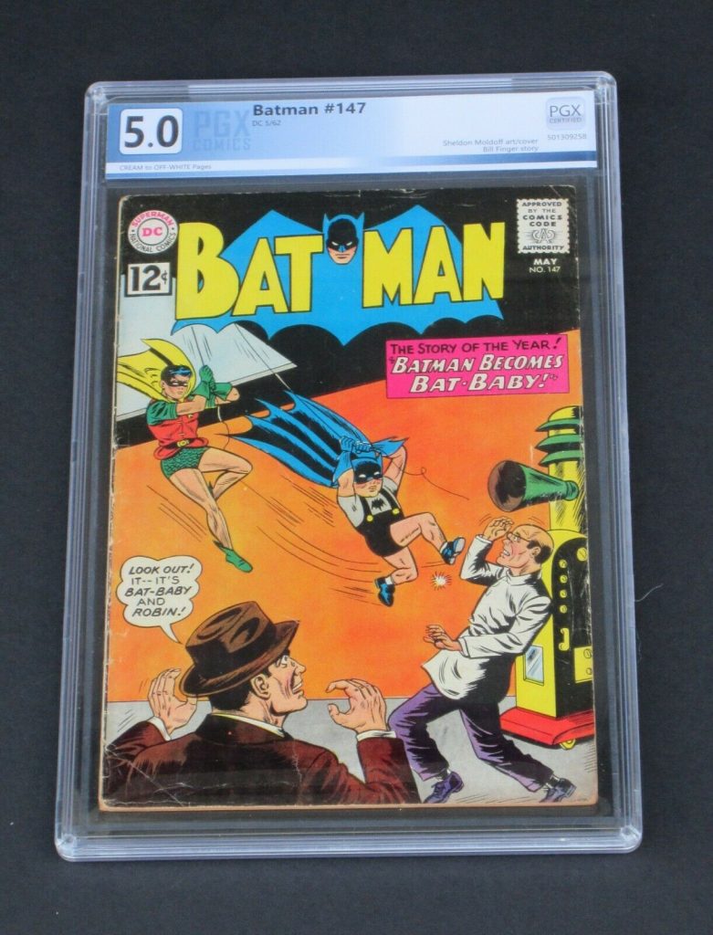 Batman #147 PGX 5.0 Bat-Baby Batwoman Kathy Kane 1962 DC Comics – Magiks