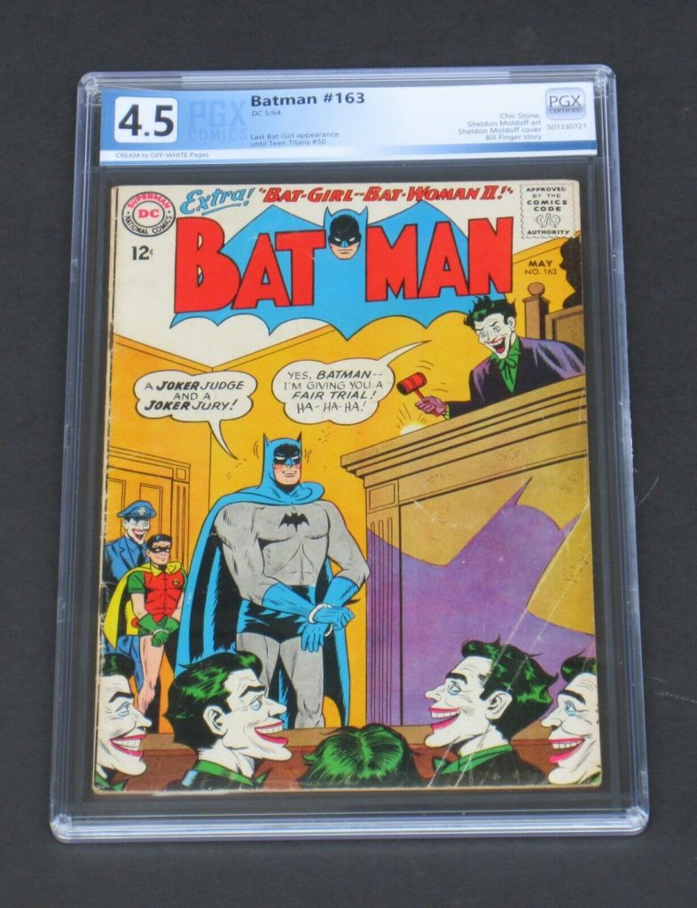 BATMAN #145 PGX 5.0 Batman Robin vs The Joker and his son 1962 DC ...