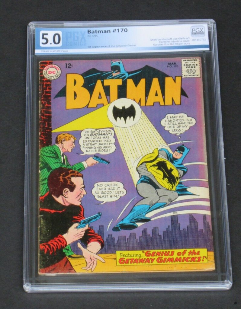 Batman #170 PGX 5.0 1965 Batman vs the Getaway Genius – Magiks