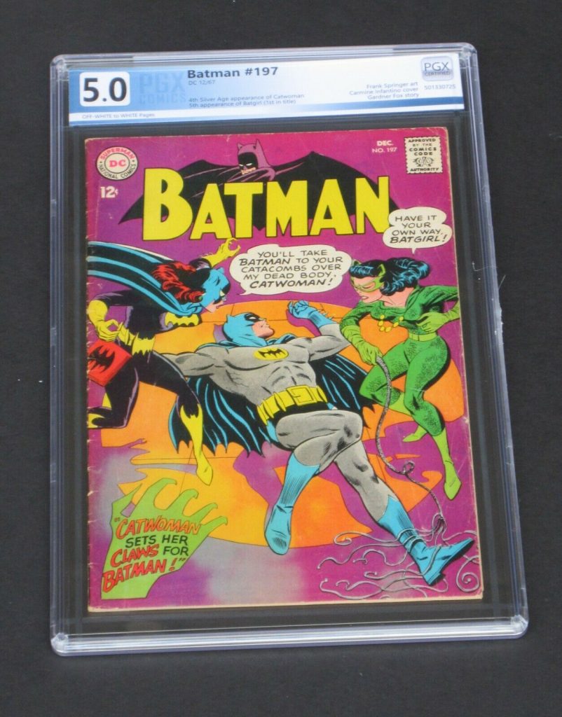 Batman #197 PGX 5.0 1967 Batman Batgirl Catwoman fight – Magiks