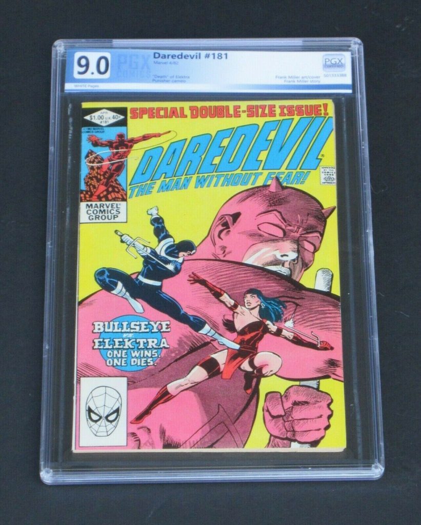 Daredevil #181 PGX 9.0 Death of Elektra Frabk Miller 1982 – Magiks
