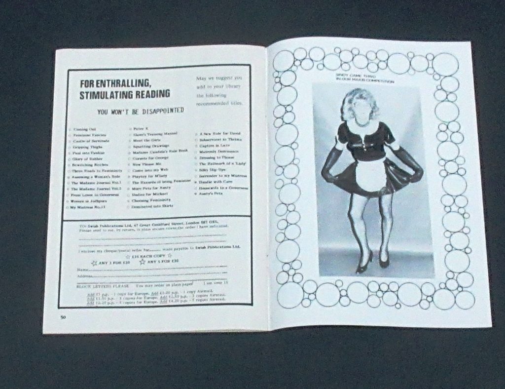 The World Of Transvestism #7 Volume 14 French Maid cover Male Maid ...