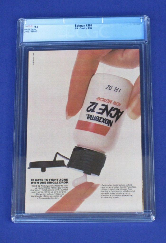 Batman #386 CGC 9.6 First Appearance of Black Mask 1985 DC Comics – Magiks