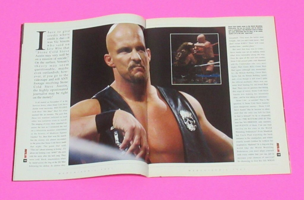WWF RAW March 1997 Magazine Goldust Marlena Terri Runnels Gothic Erotic ...