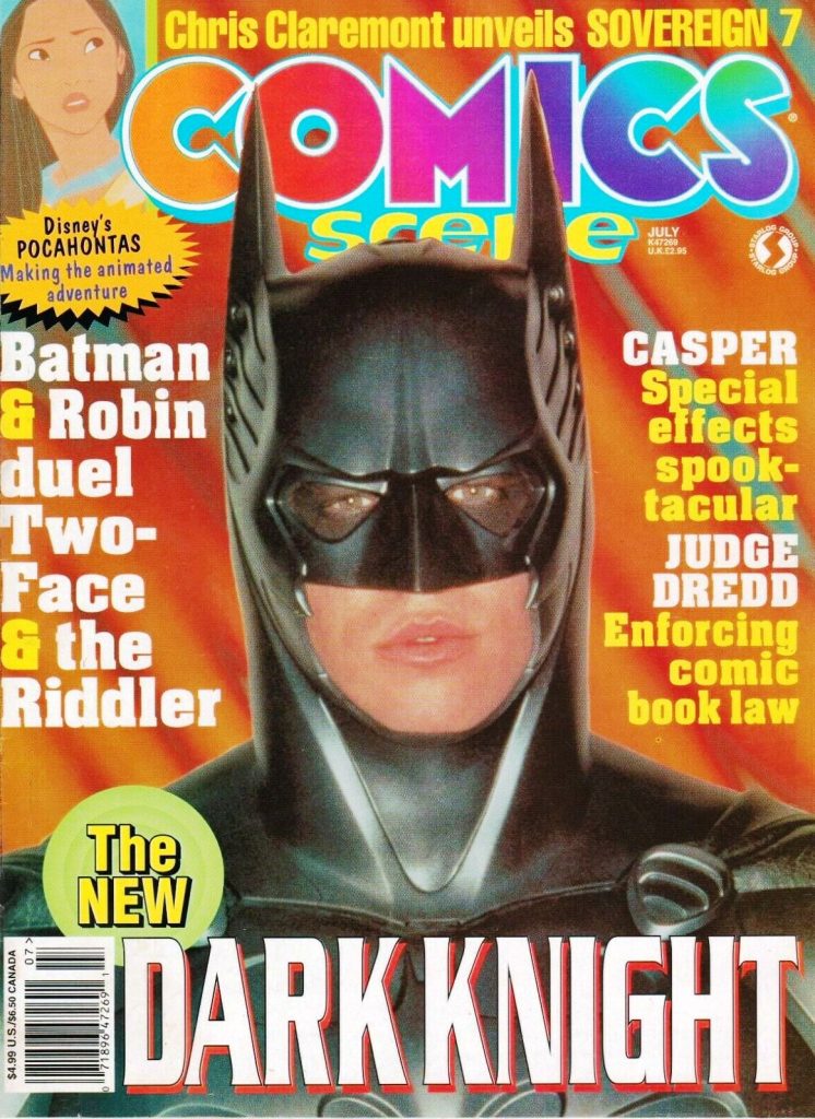 Comics Scene Magazine #51 Batman Dark Knight Judge Dredd Pocahontas ...