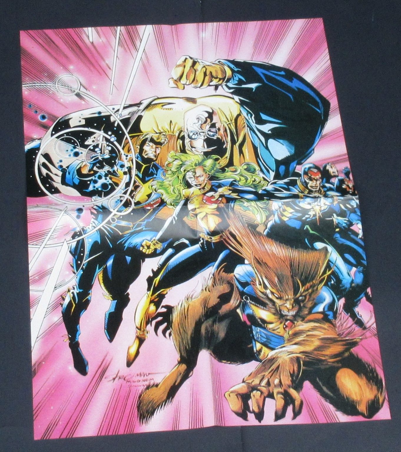 Zorro Judge Dredd Terminator X-Factor 2 Big double Posters Magazine NM ...