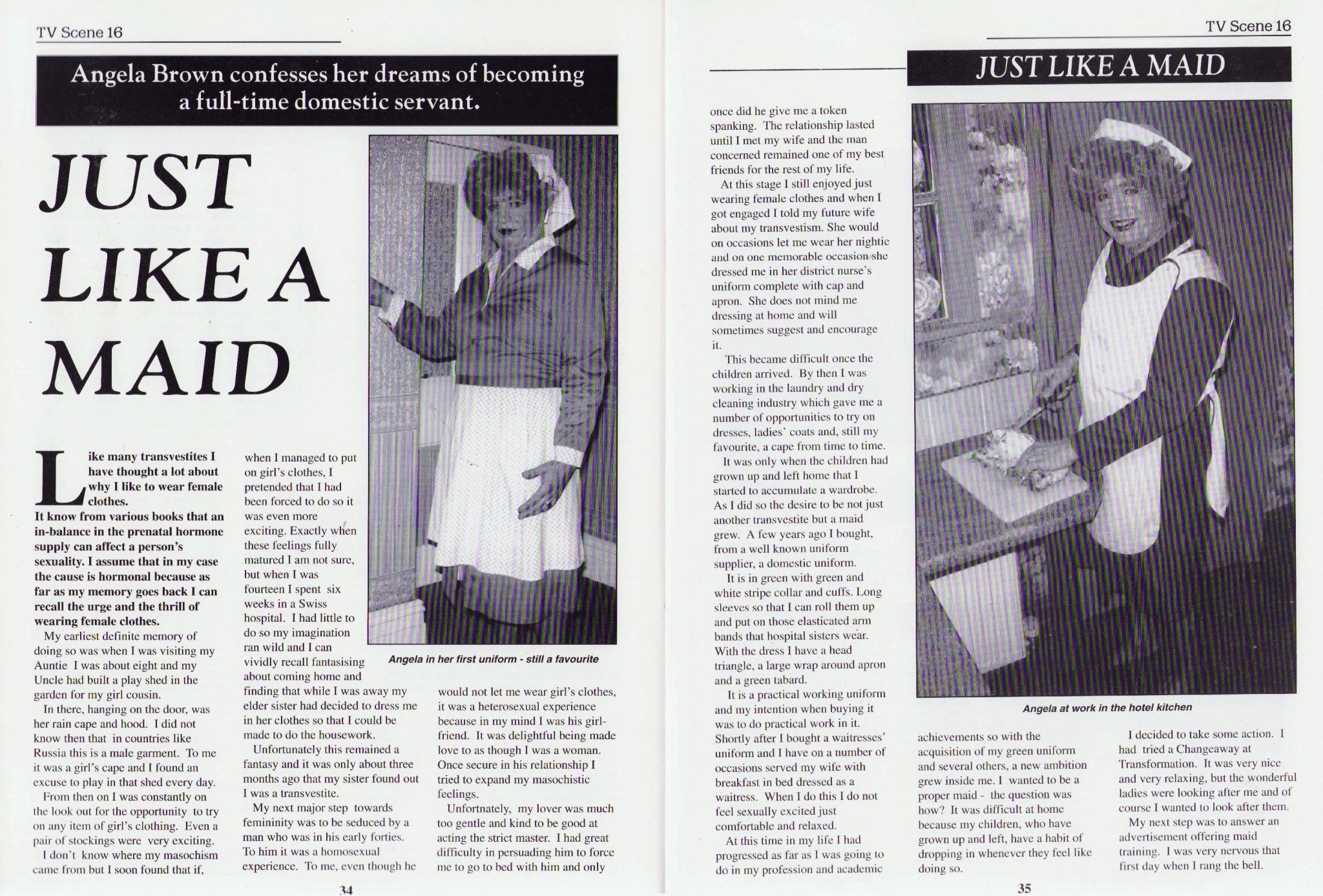 TV Scene Magazine #16 Churchill and the Male Actress! Transpride! Male ...