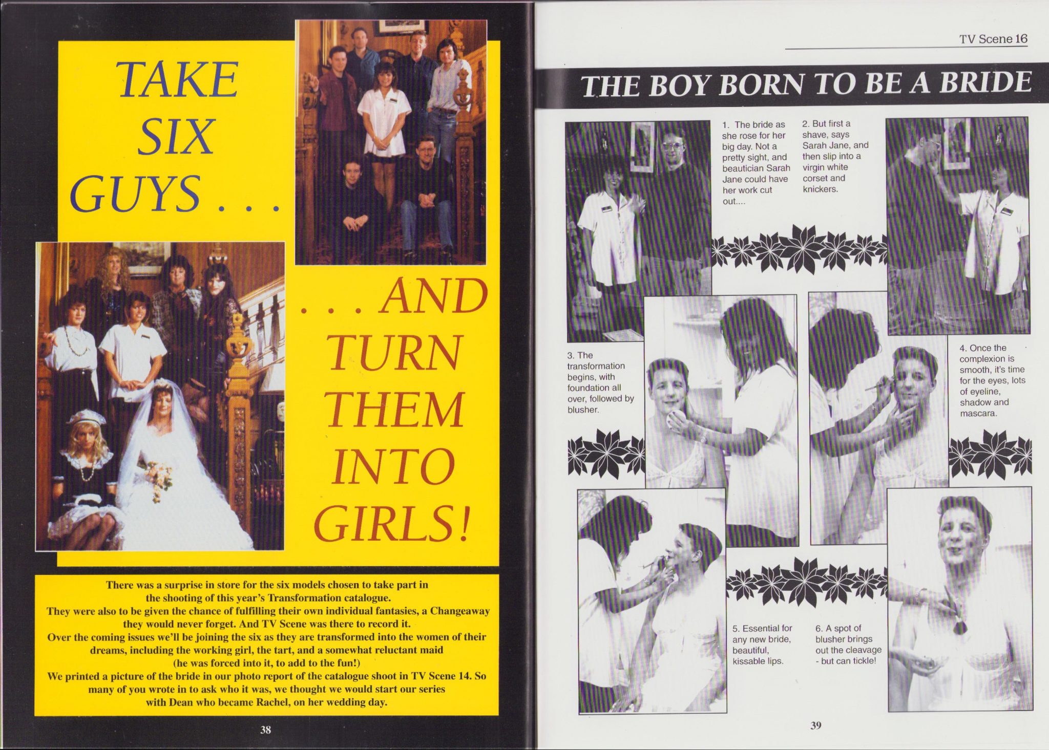 TV Scene Magazine #16 Churchill and the Male Actress! Transpride! Male ...