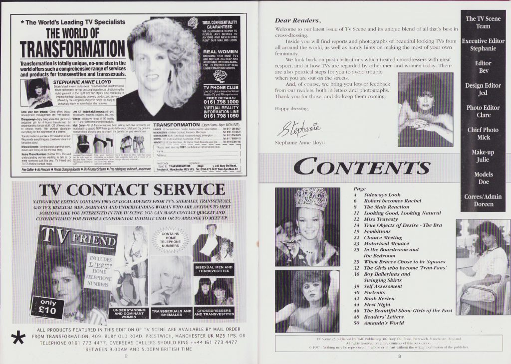 TV Scene Magazine #23 Miss Travesty Fembition Boy Ballerinas Swinging ...