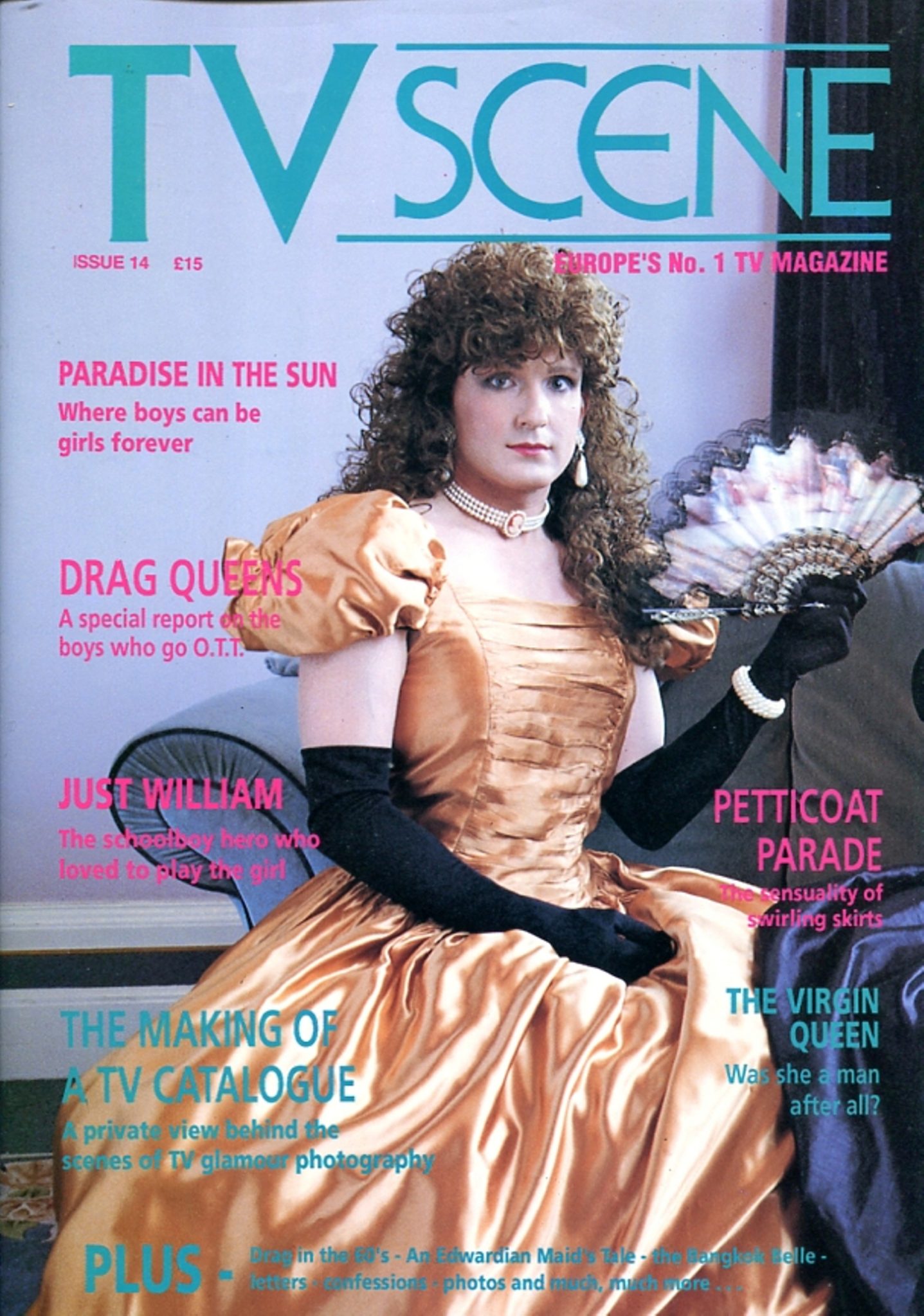 TV Scene Magazine #14 Edwardian Maid Tales Drag Queens Bangkok Belle TS ...