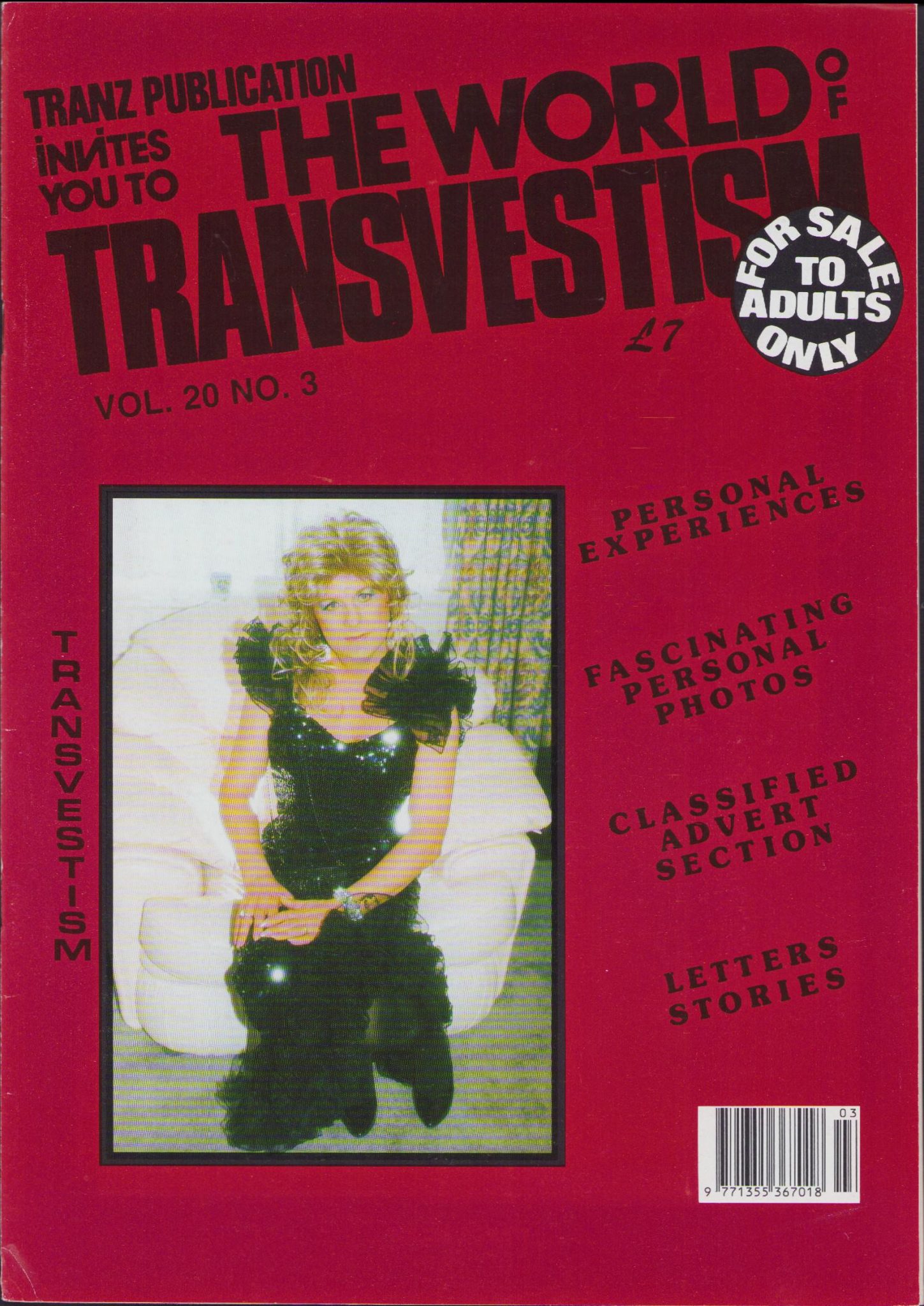 The World of Transvestism vol.20 #5 TV TS Transformation Magazine Rare ...