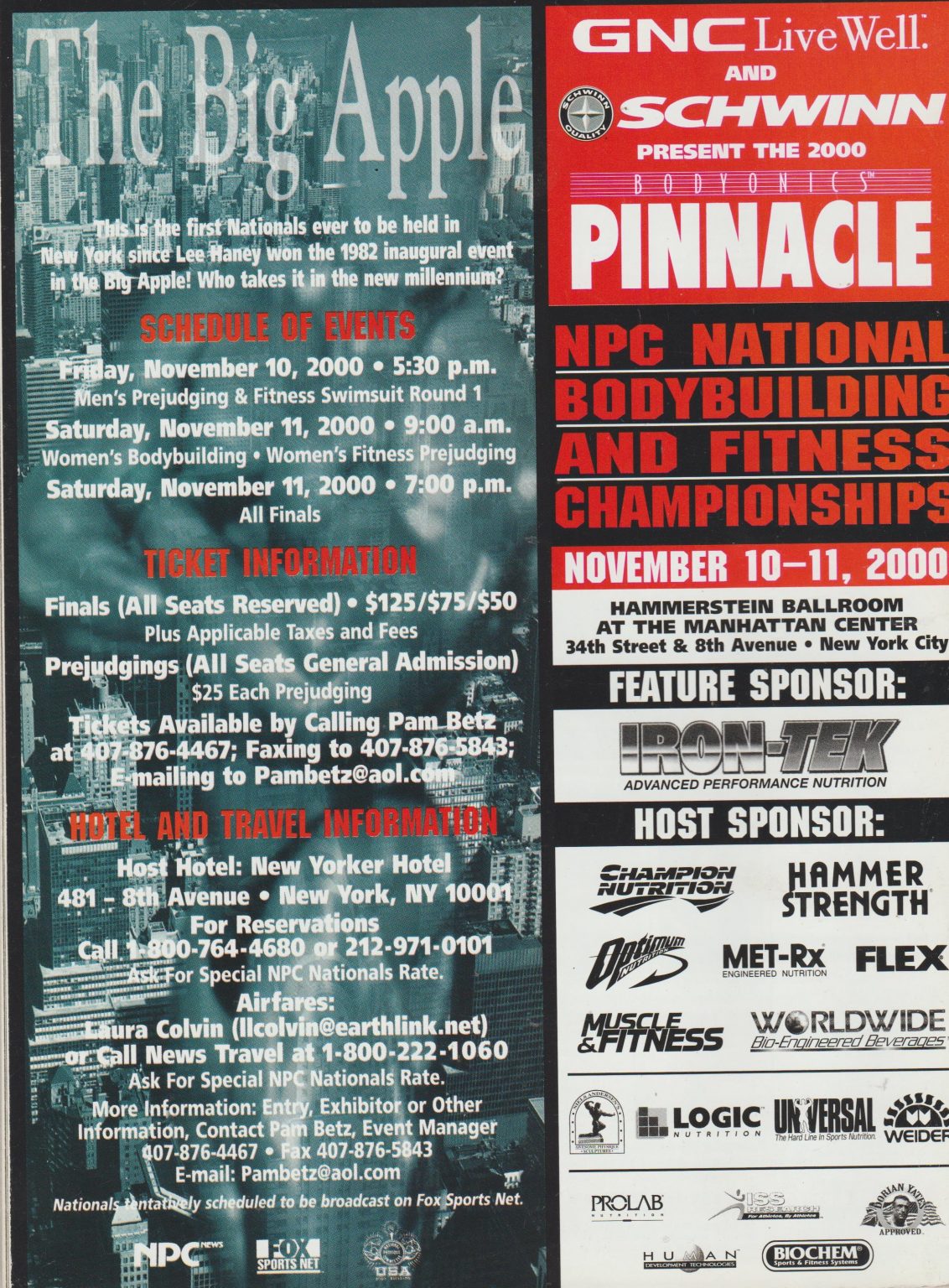 Muscle Elegance #11 Magazine Theresa Welch Karen Konyha WCW Bombshell ...