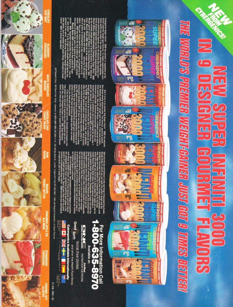 Muscular Development November 1994 Jana Garry Poster Marissa Espinosa ...