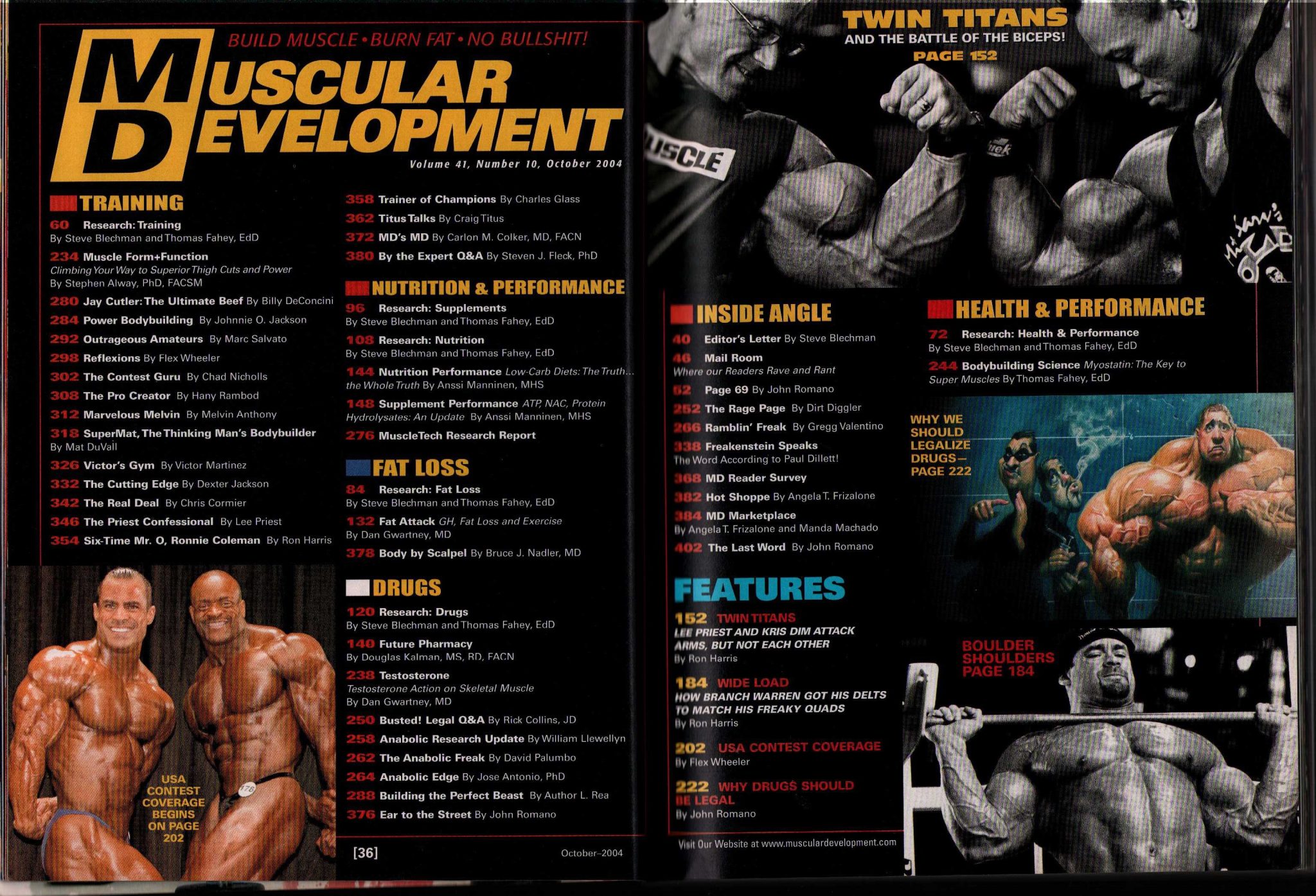 Muscular Development Magazine 10/2004 Lee Priest Branch Warren – Magiks