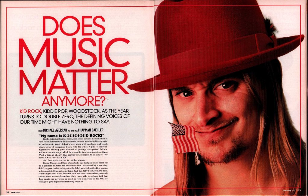 CMJ #77 Magazine Kid Rock Kim Gordon David Crosby Dicky Barrett Amy Ray ...