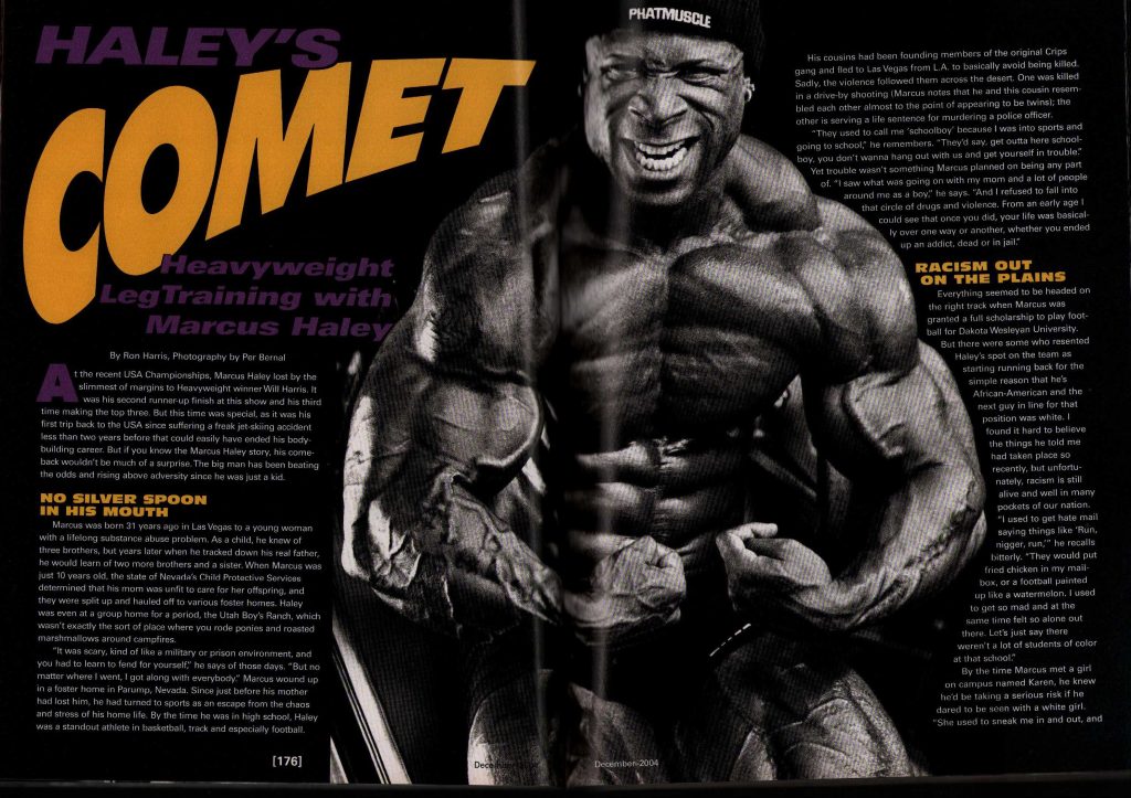 Muscular Development Magazine 12/2004 Marcus Haley vs Will Harris Lee ...