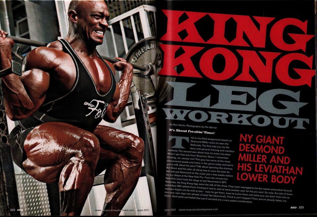 Muscular Development Magazine 06/2007 Desmond Miller Dennis Wolf Branch ...