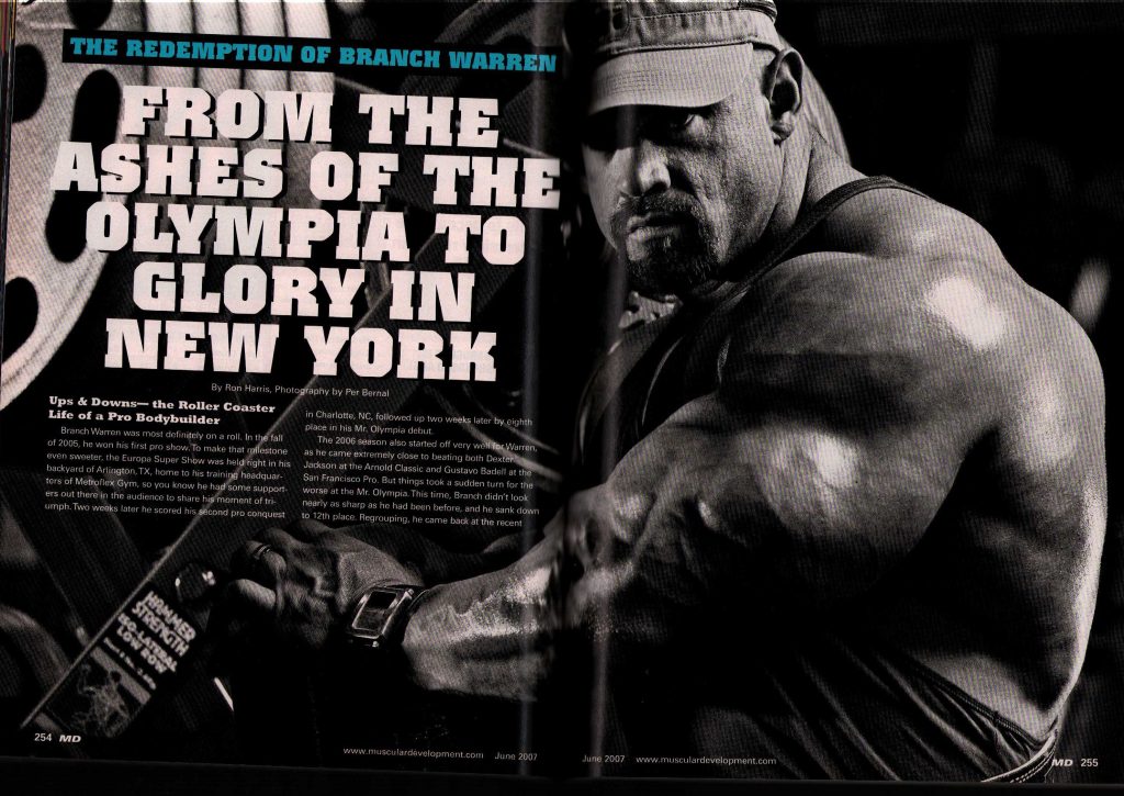Muscular Development Magazine 06/2007 Desmond Miller Dennis Wolf Branch ...