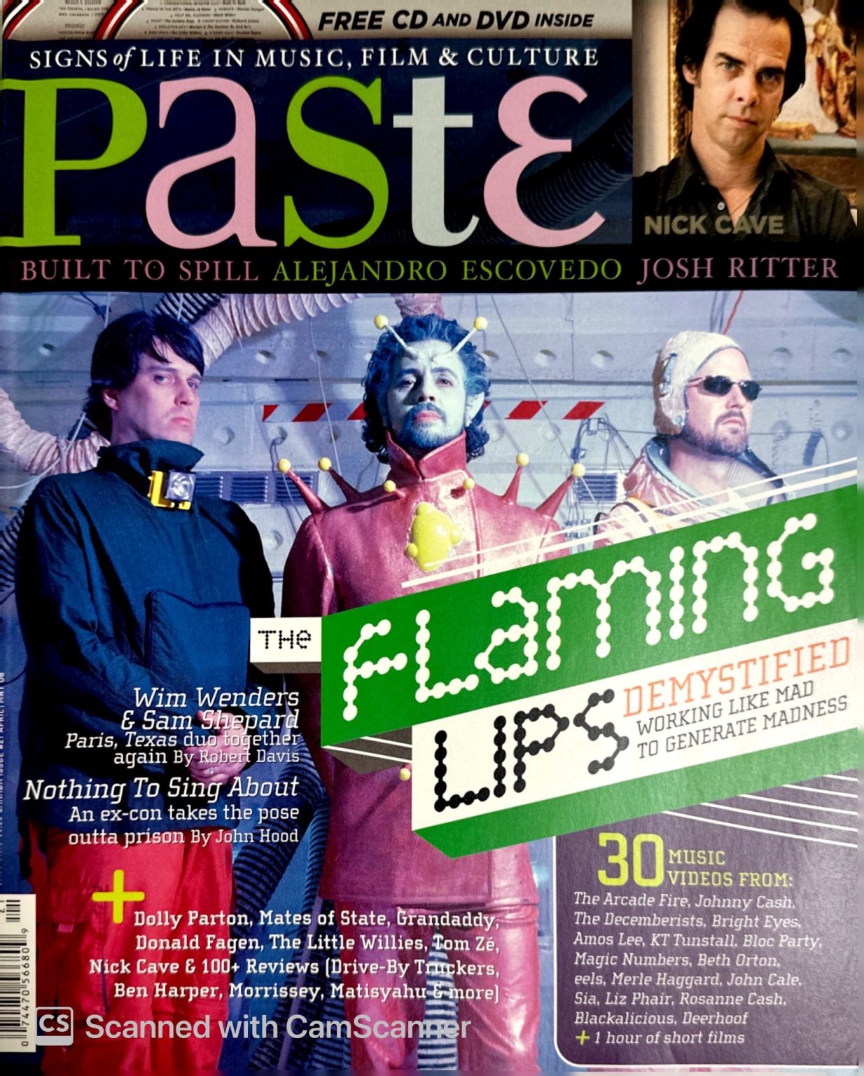 Paste #21 Magazine Flaming Lips Built to Spill Alejandro Escovedo Josh ...