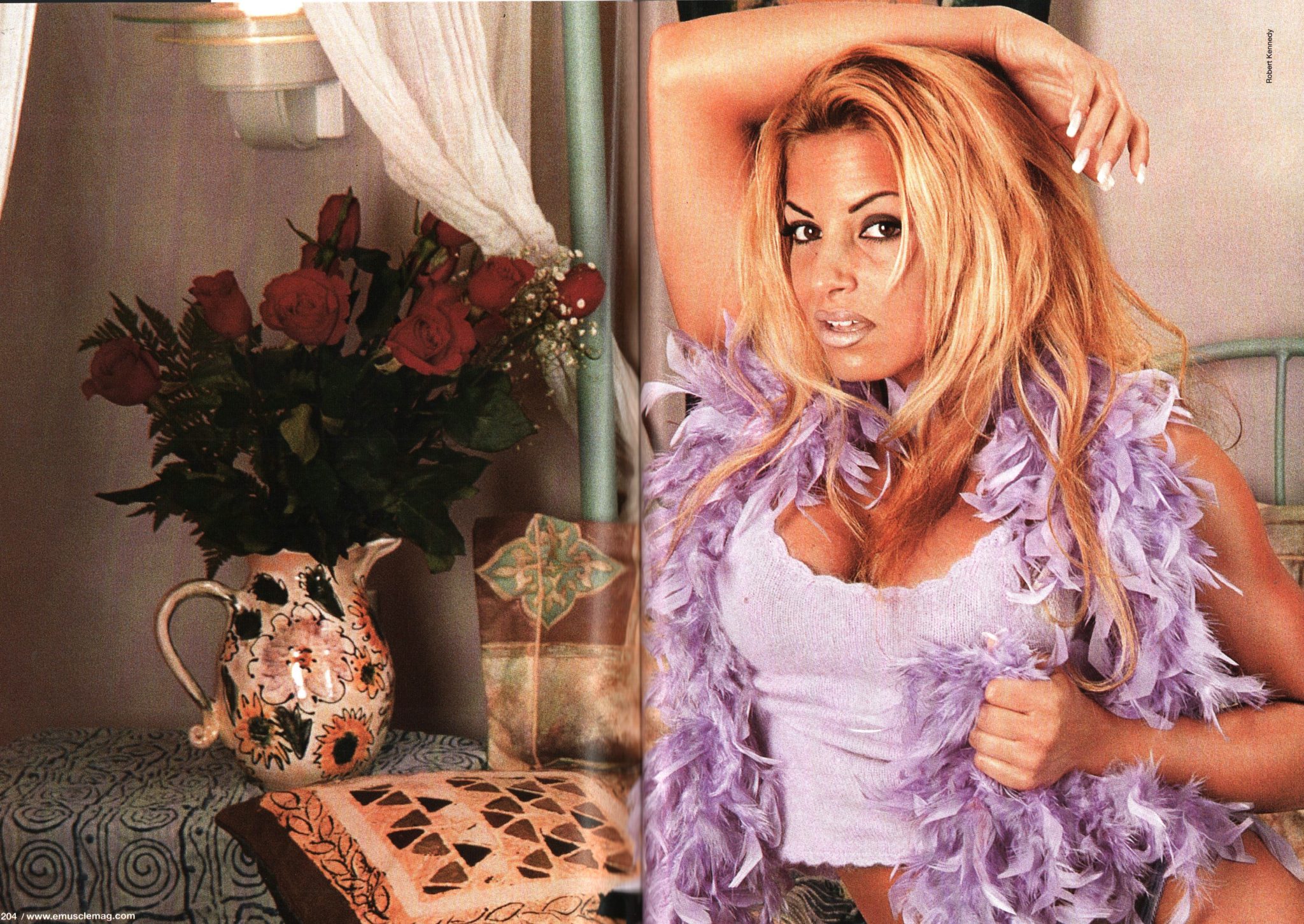 Musclemag International Lingerie issue 2002 WWE Diva Trish Stratus Tonya Elliott Tracey Lynn ...