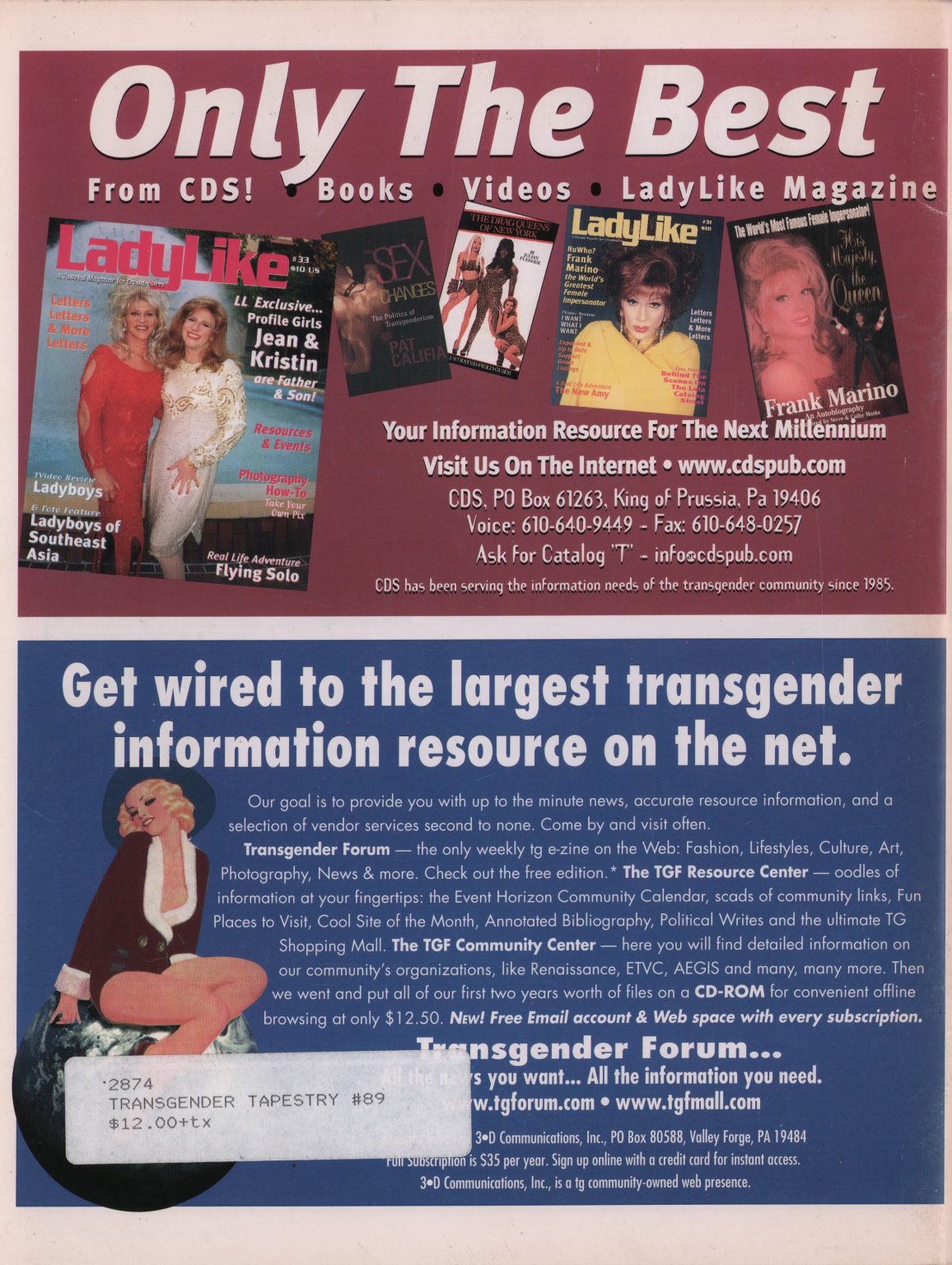 Transgender Tapestry #89 Magazine Male to Female Transformation – Magiks